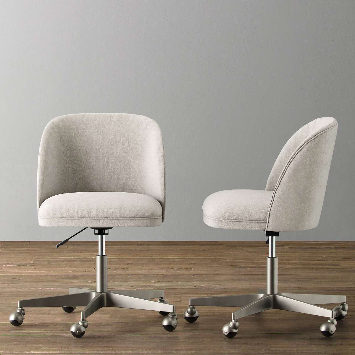 Alessa upholstered desk chair 3D model - TurboSquid 1351283