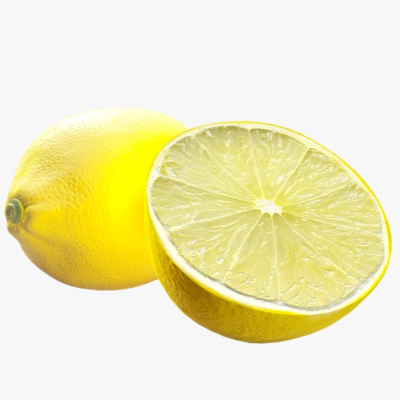 3D realistic lemon - TurboSquid 1351865