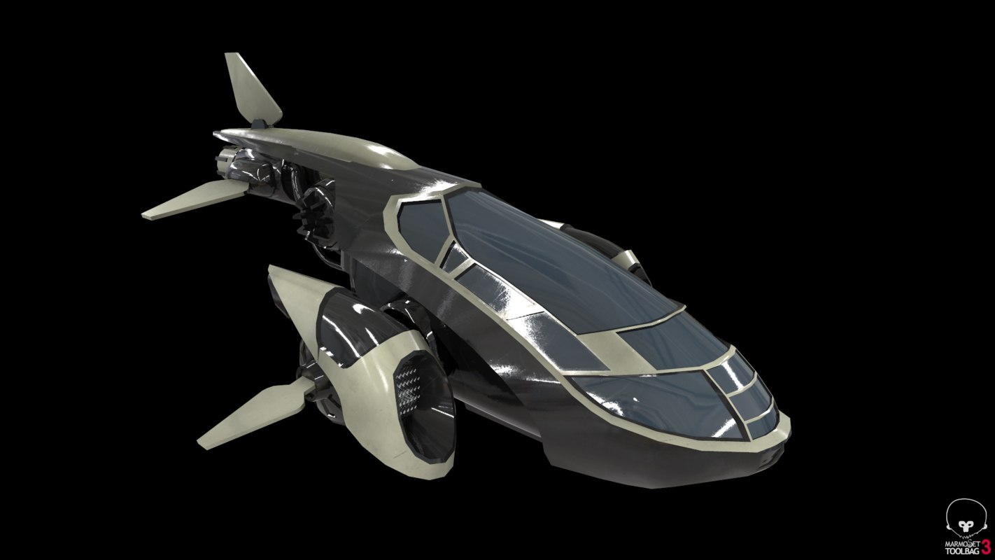 Small spaceship 3D model - TurboSquid 1343281