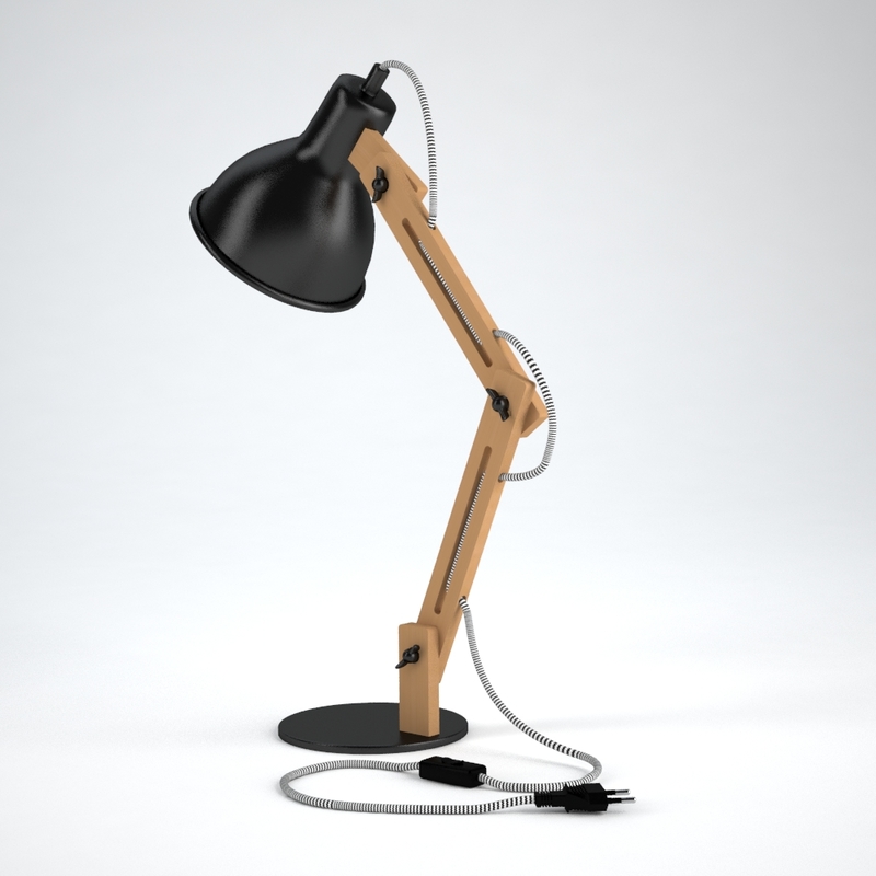 3D tomons table lamp model - TurboSquid 1351919