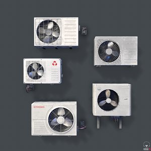 ac unit air conditioning 3d model