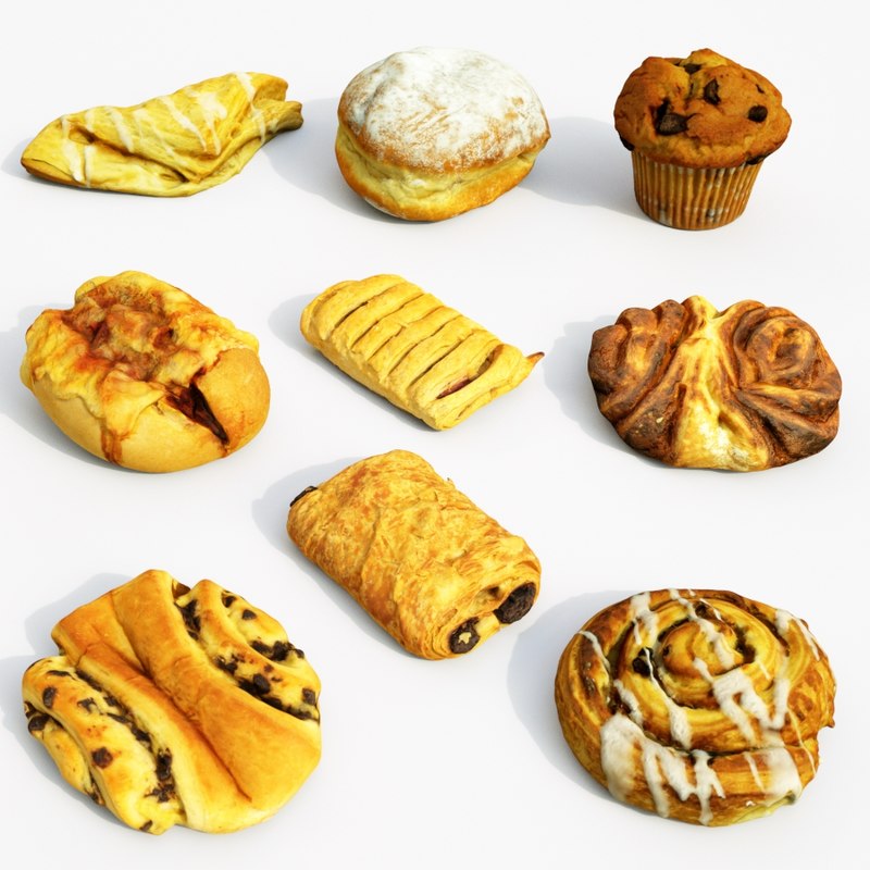 Pastry 3D model - TurboSquid 1352067