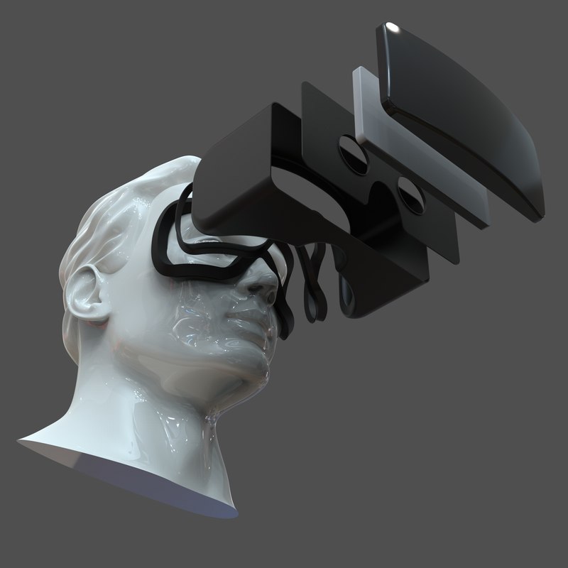 3D male head vr headset - TurboSquid 1352143