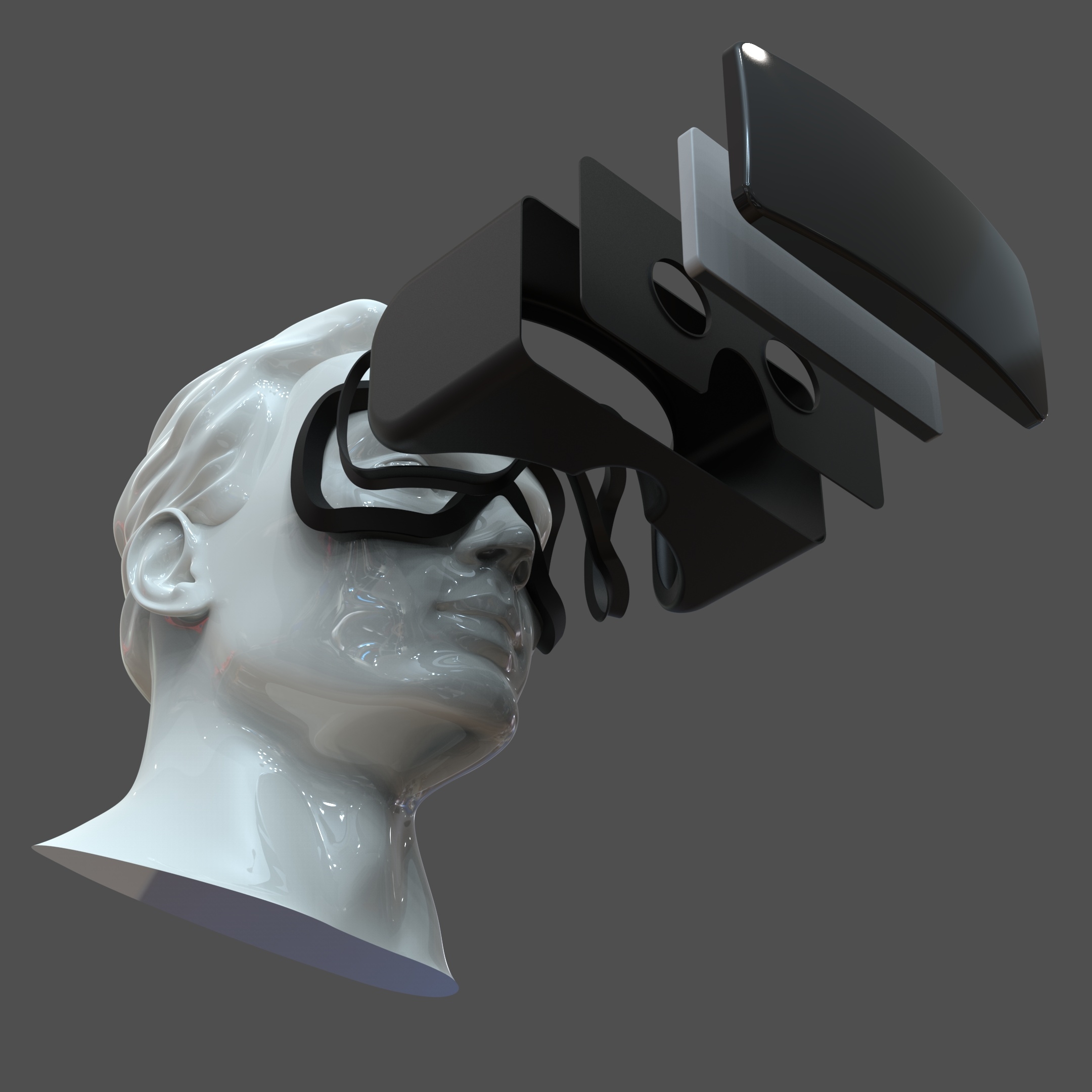 3D male head vr headset - TurboSquid 1352143