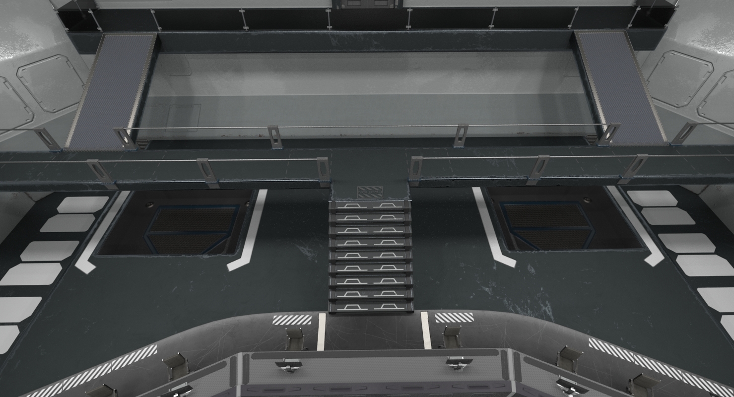 Futuristic control room 3D model - TurboSquid 1347720