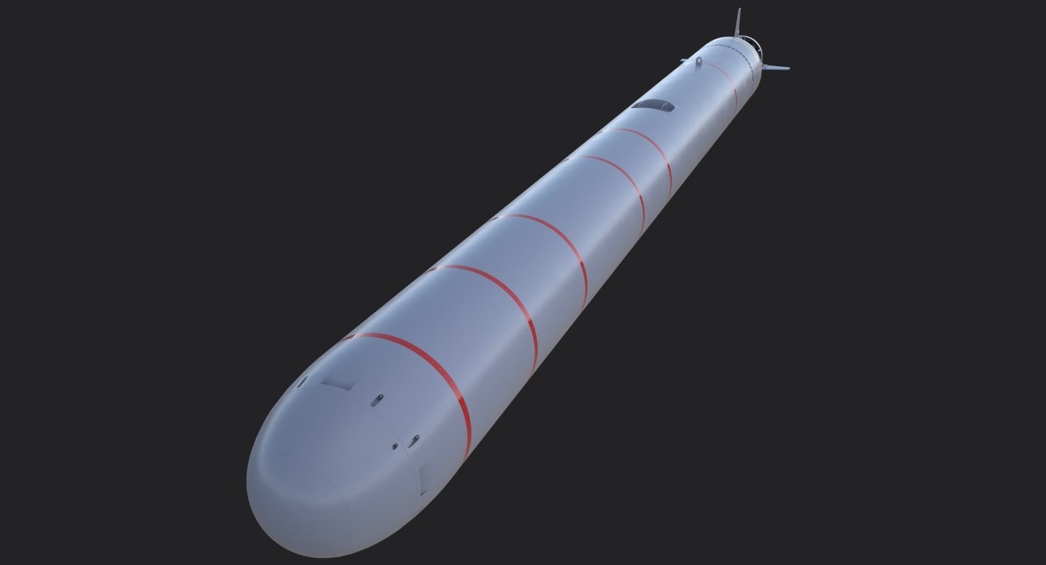 Russian poseidon torpedo 3D model - TurboSquid 1352303