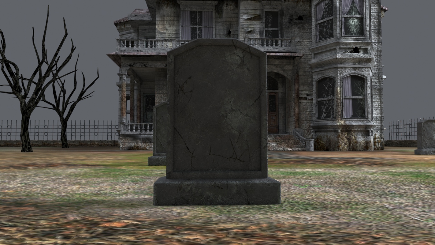 Haunted house model - TurboSquid 1352363