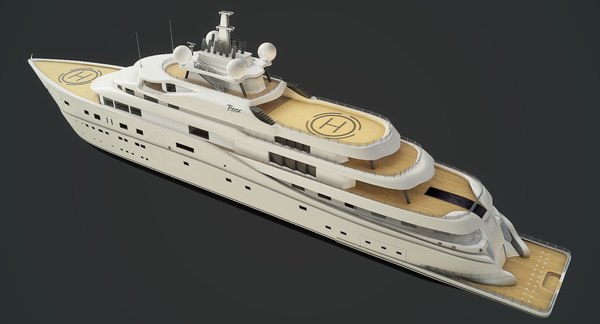 Superyacht topaz 3D - TurboSquid 1352376