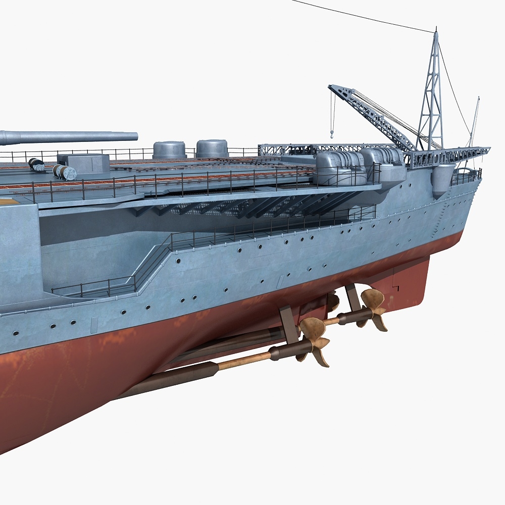Japanese yamato musashi 1942 3D model - TurboSquid 1352374