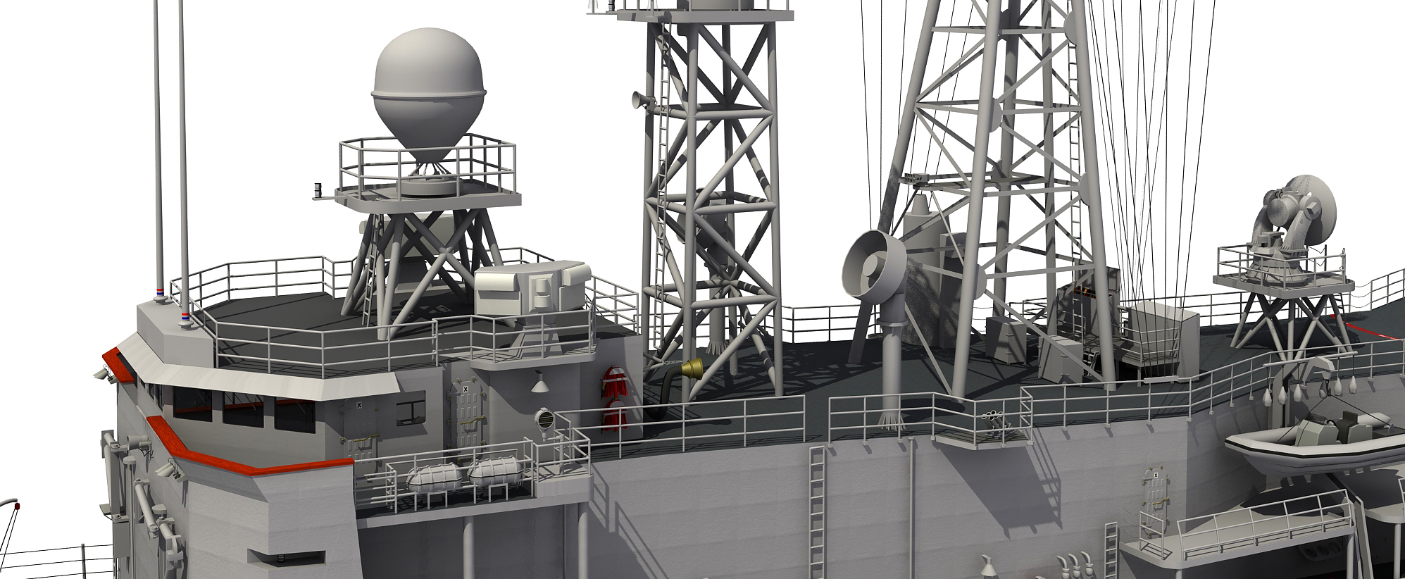 3D oliver perry class frigate - TurboSquid 1352375