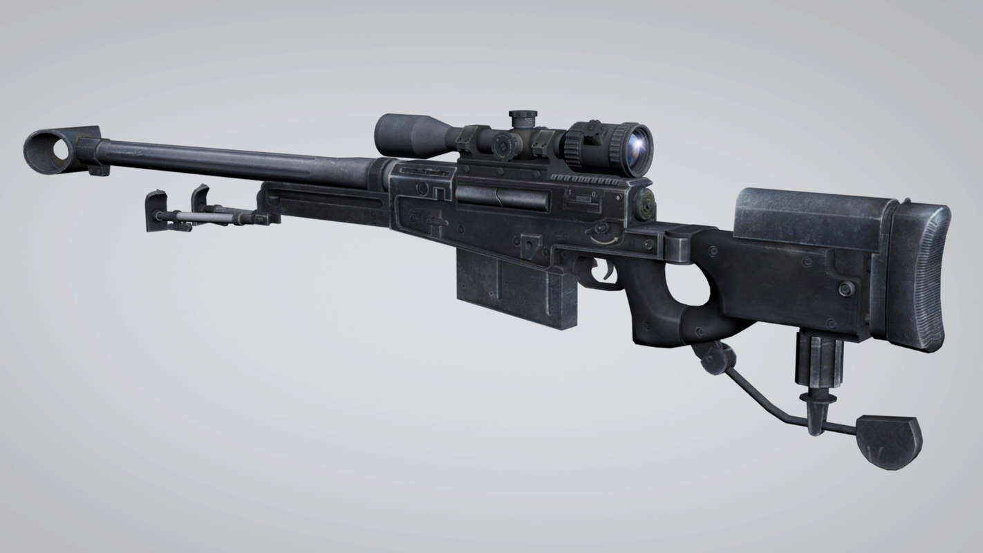 Sniper rifle aw50 model - TurboSquid 1352436