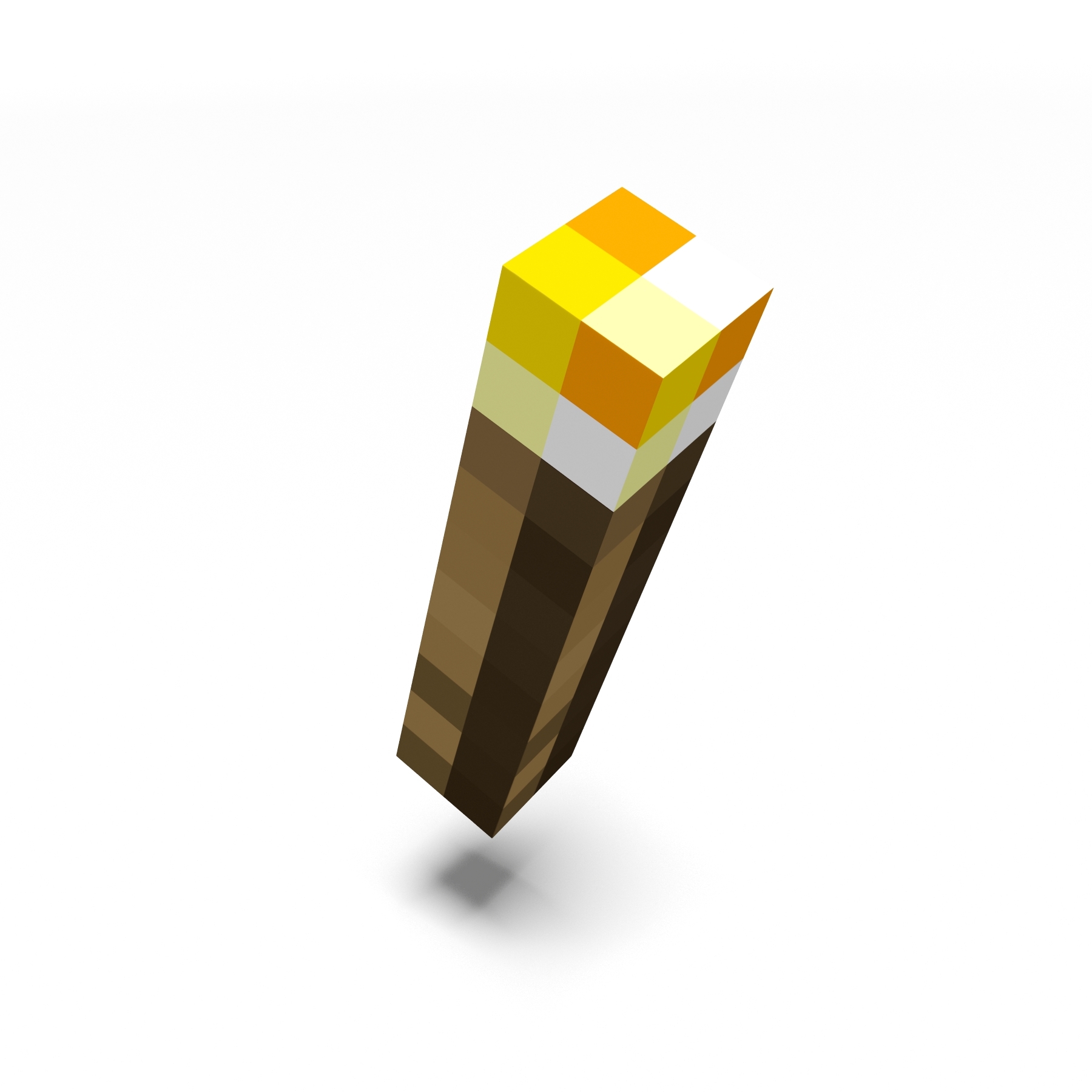 Minecraft Fackel 3D-Modell - TurboSquid 1352870