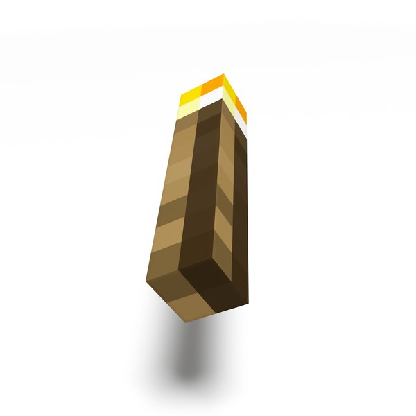 3D model minecraft torch - TurboSquid 1352870