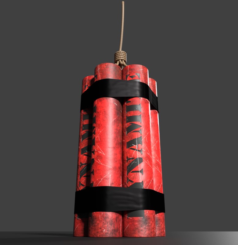 Dynamite 3D model - TurboSquid 1352676