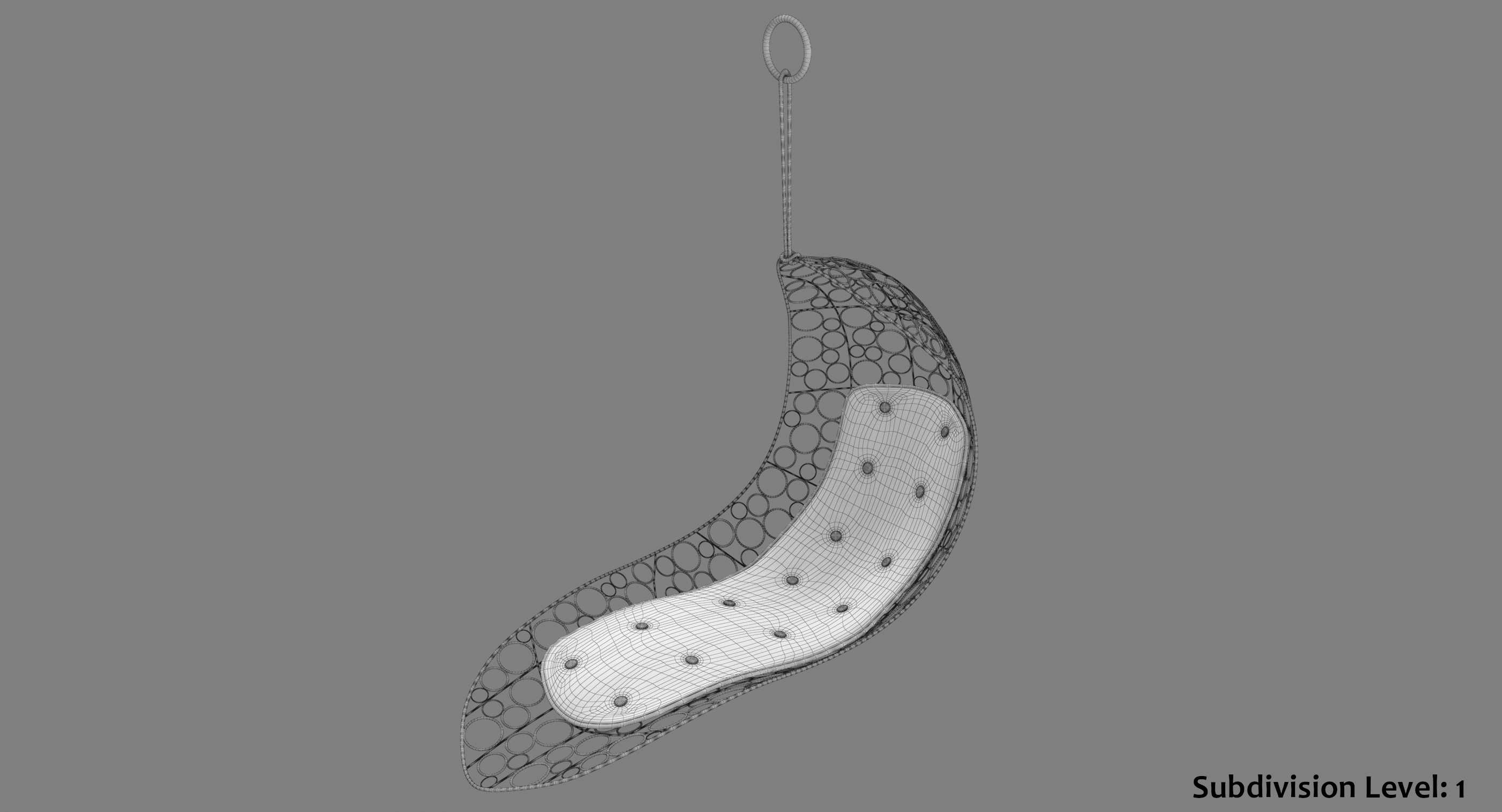 3D hanging chair model - TurboSquid 1352778