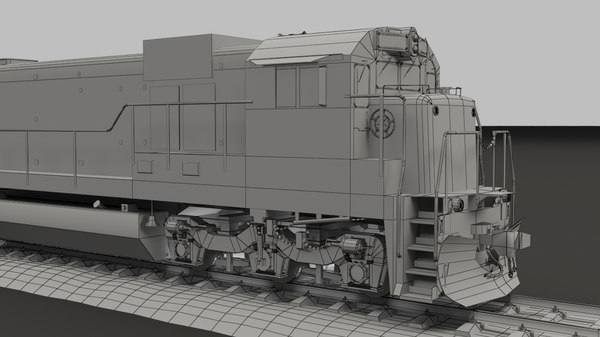Train engine 3D model - TurboSquid 1352853