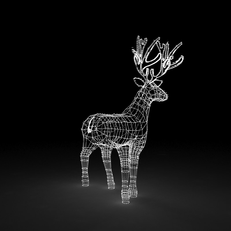 Christmas decoration led lighted 3D model - TurboSquid 1352898