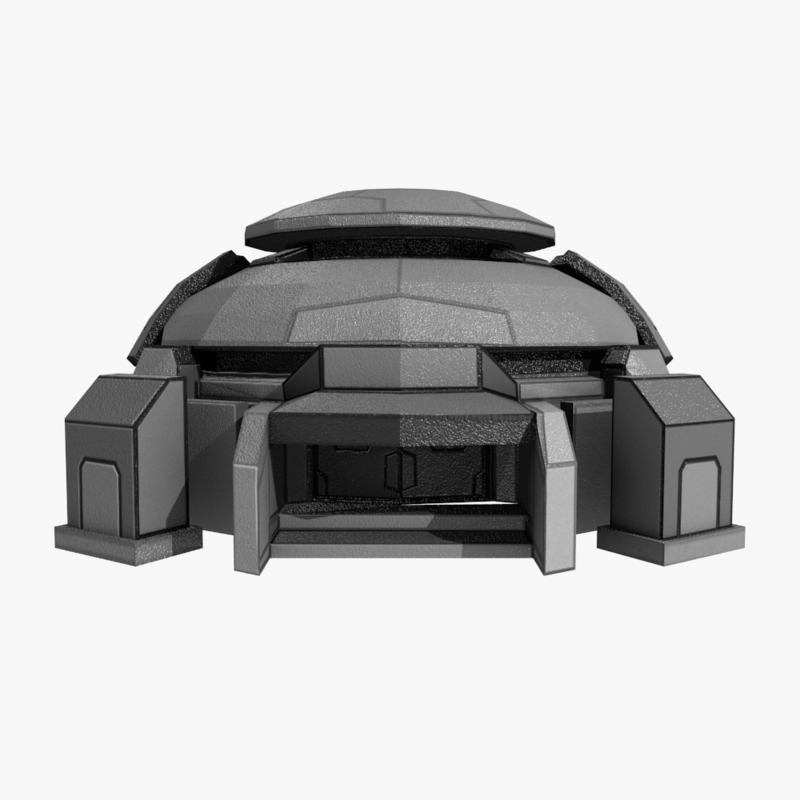 3D sci-fi bunker model - TurboSquid 1352936 3D sci-fi bunker model - TurboSquid 1352936