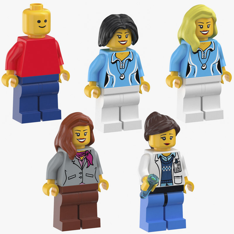 Lego women 3D model - TurboSquid 1353266