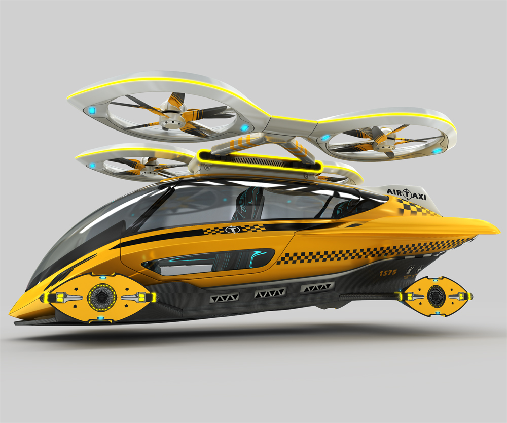 Individual aircraft taxi 3D model - TurboSquid 1353099