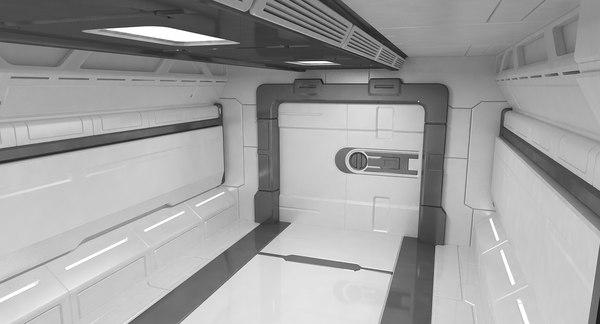 Sci-fi corridor 3D model - TurboSquid 1353124