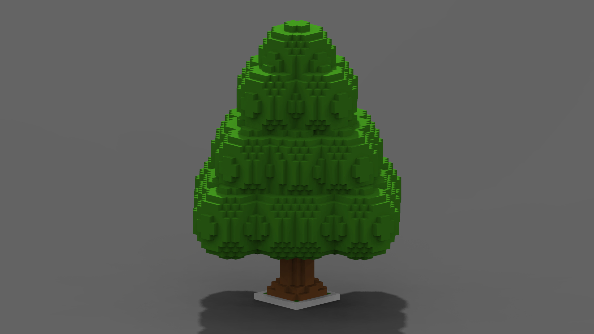 Voxel tree 3D model - TurboSquid 1353207