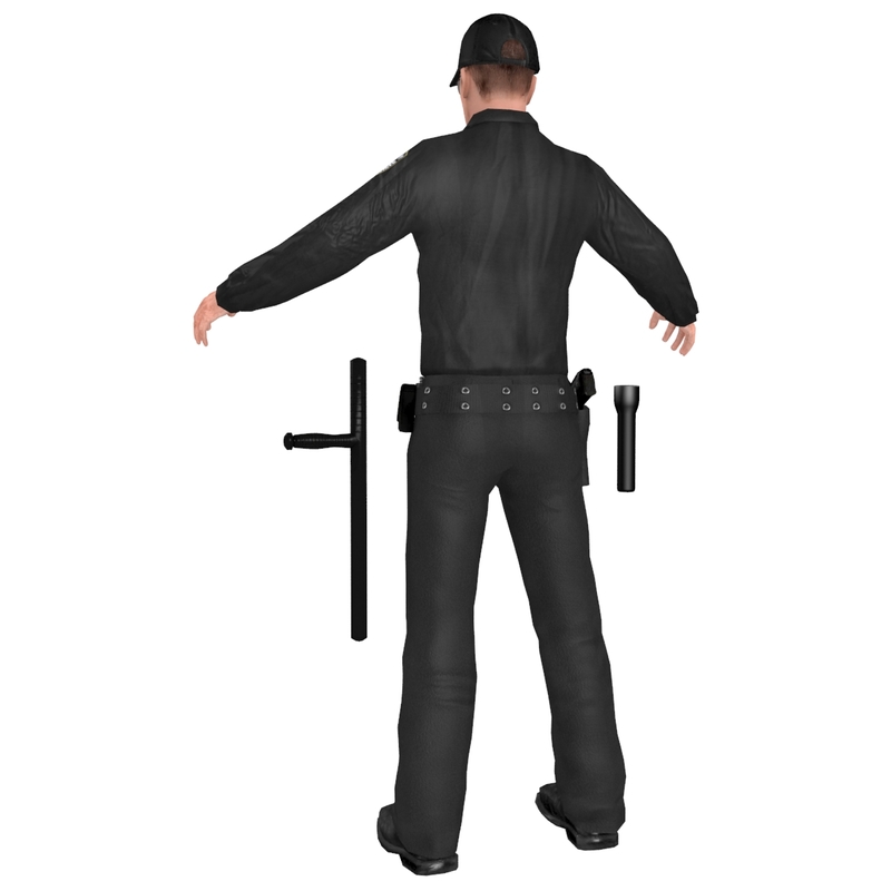 3D model security guard - TurboSquid 1353234
