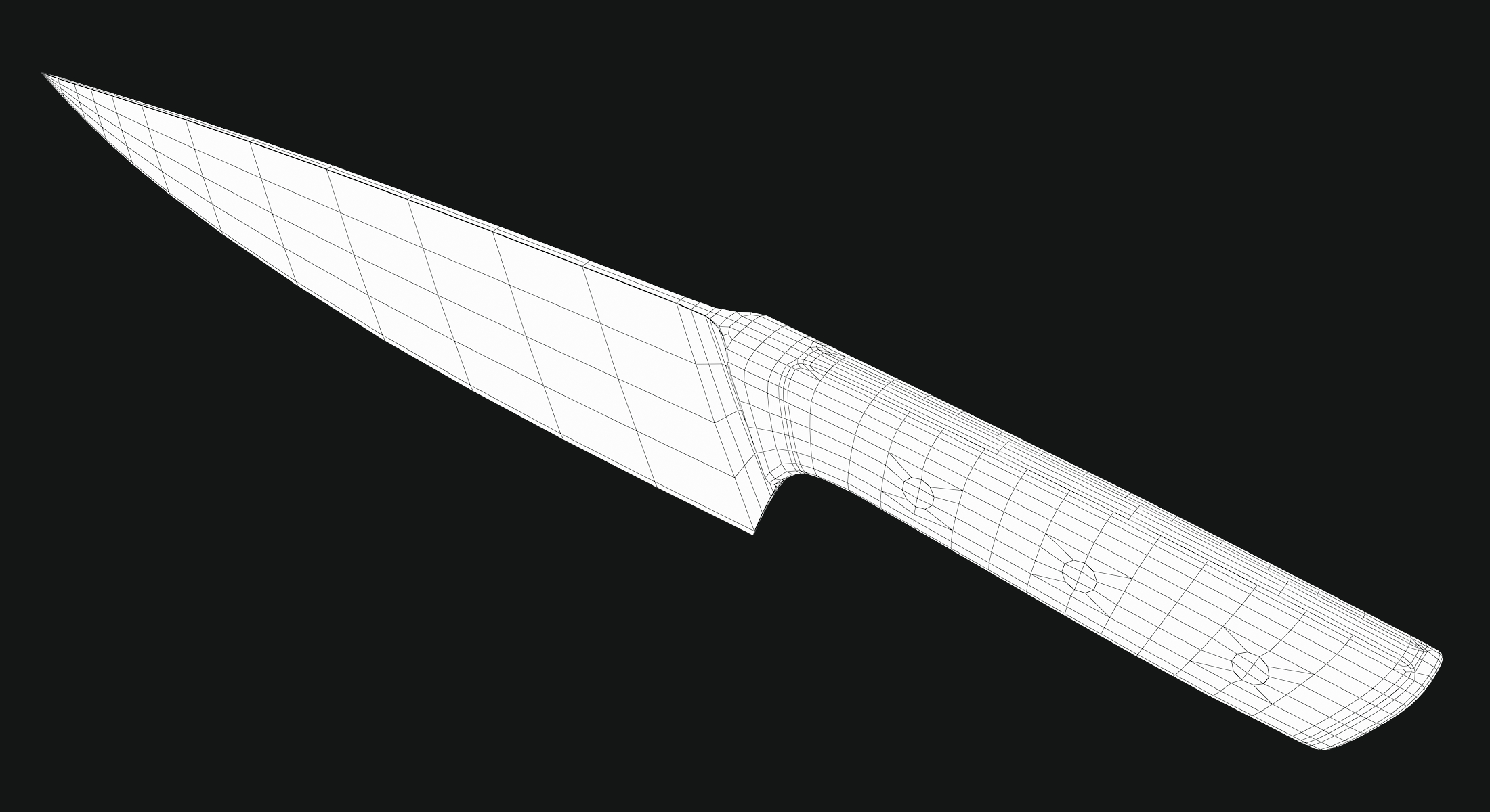 Kitchen knife 3D - TurboSquid 1353248