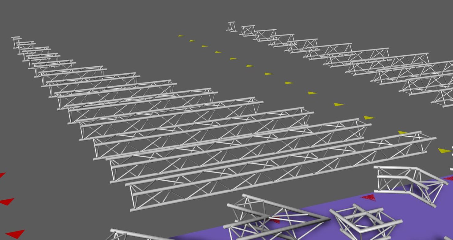 Prolyte trusses h40d model - TurboSquid 1329494