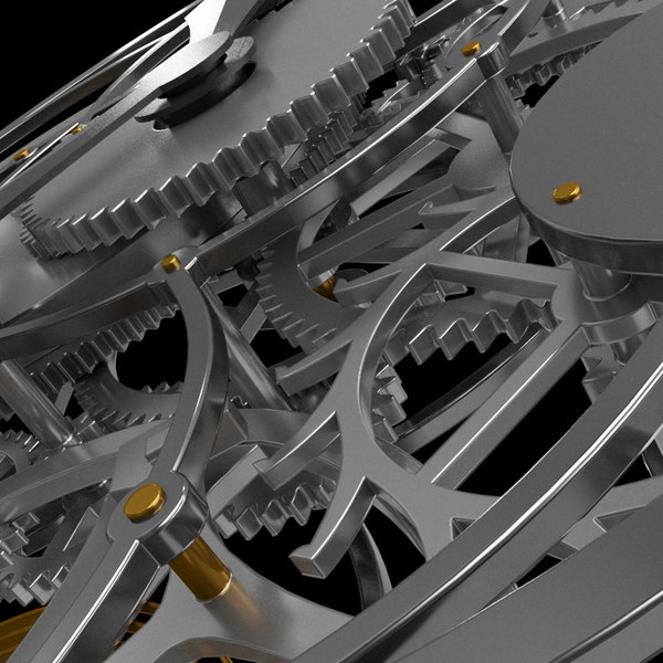 3D model animation clock clockwork - TurboSquid 1353547