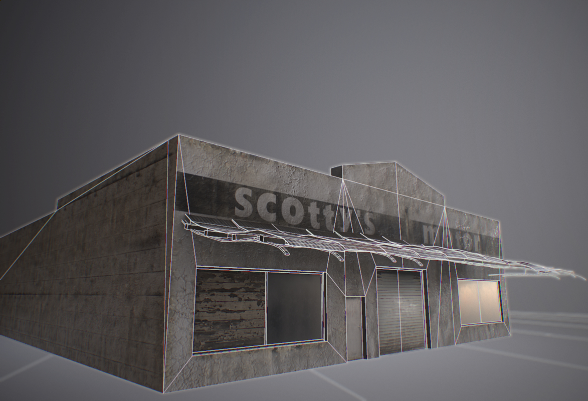 Car workshop low-poly 3D - TurboSquid 1353575