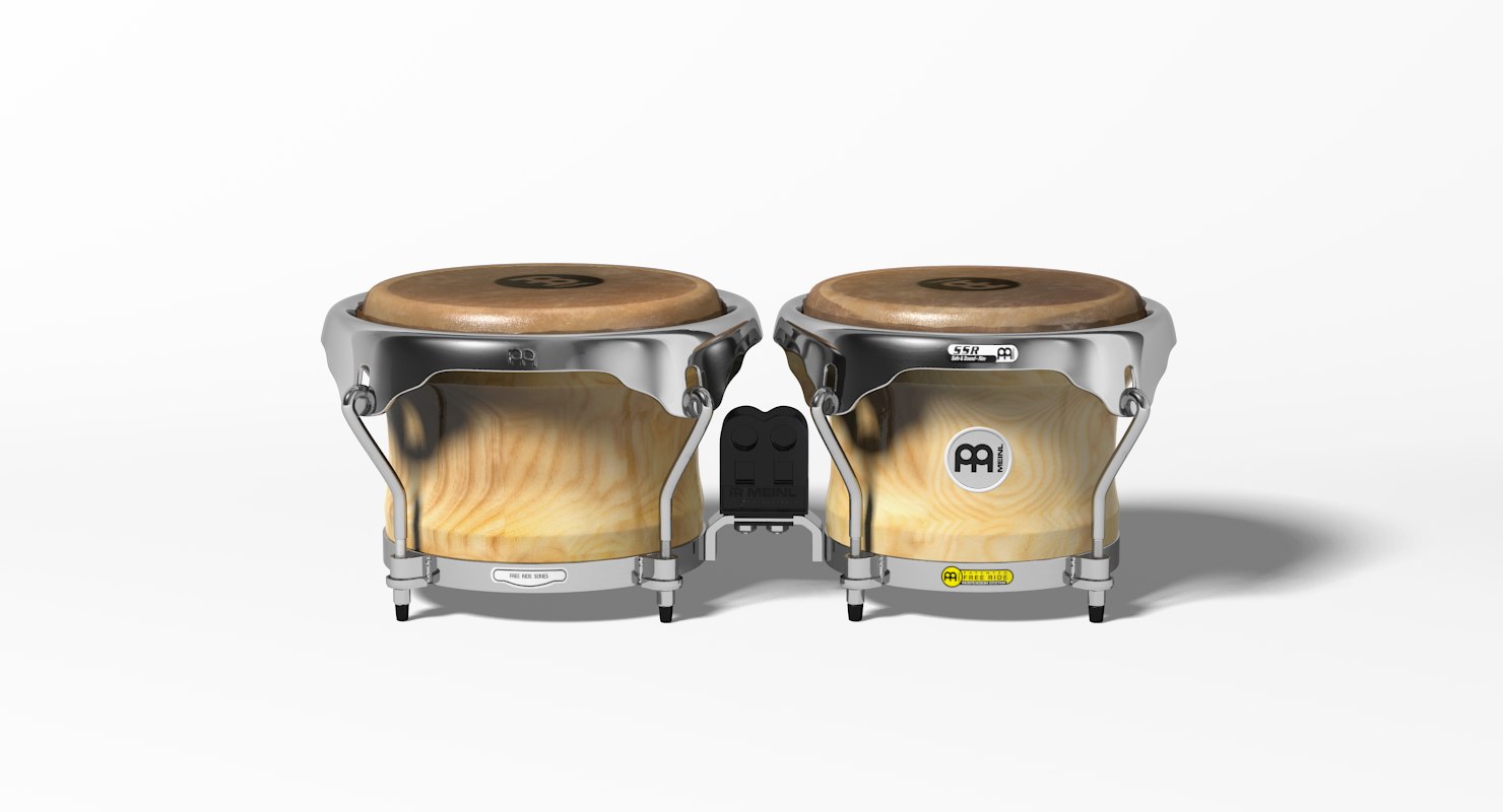 Meinl bongo 3D model - TurboSquid 1348869
