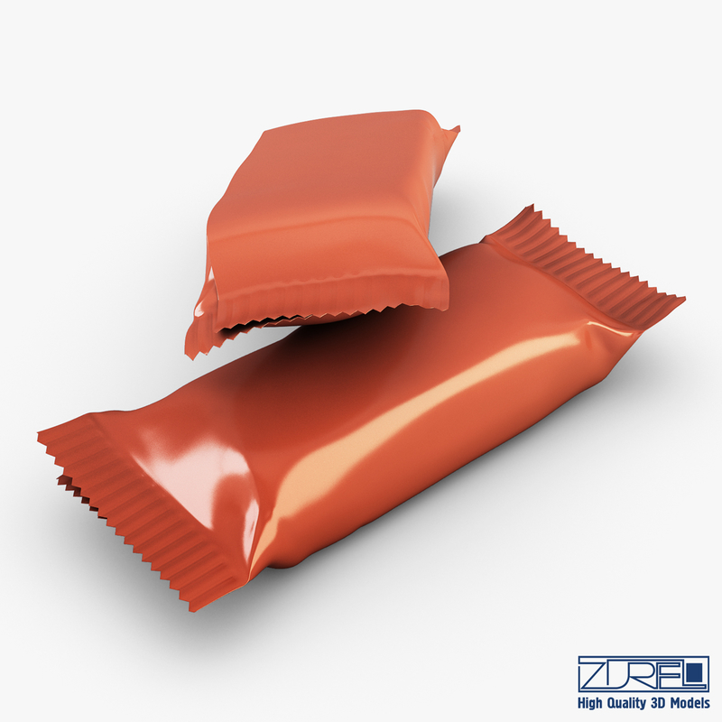 Candy wrapper volume 1 3D model - TurboSquid 1353832