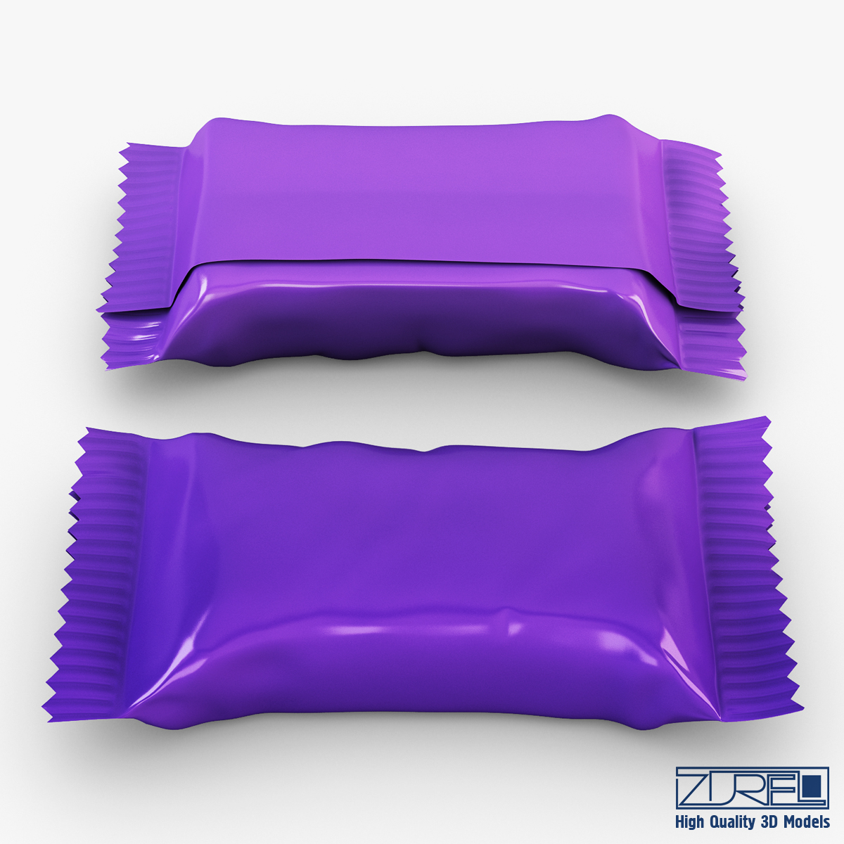 Candy wrapper volume 1 3D model - TurboSquid 1353832