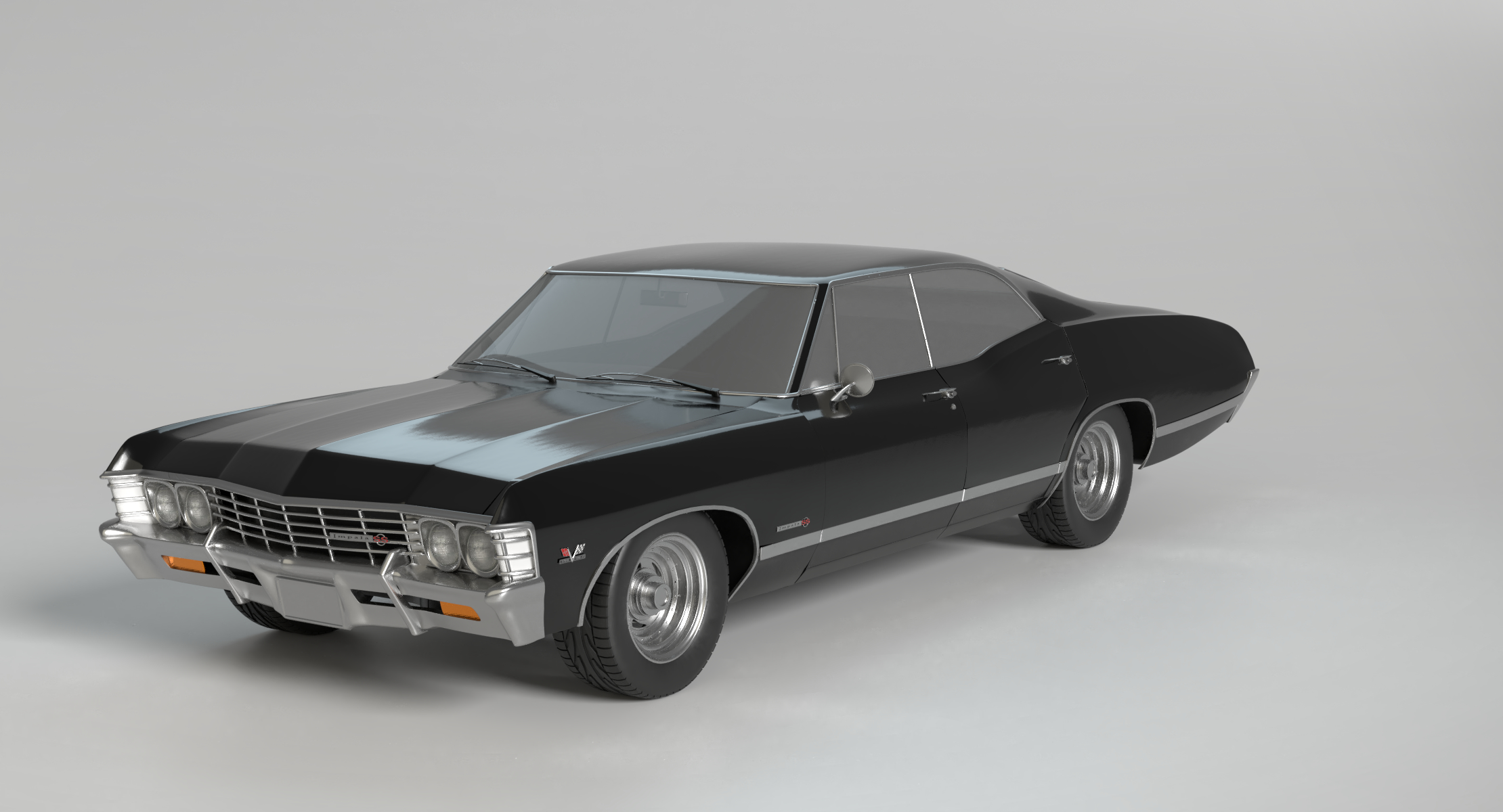 3d 1967 chevrolet impala
