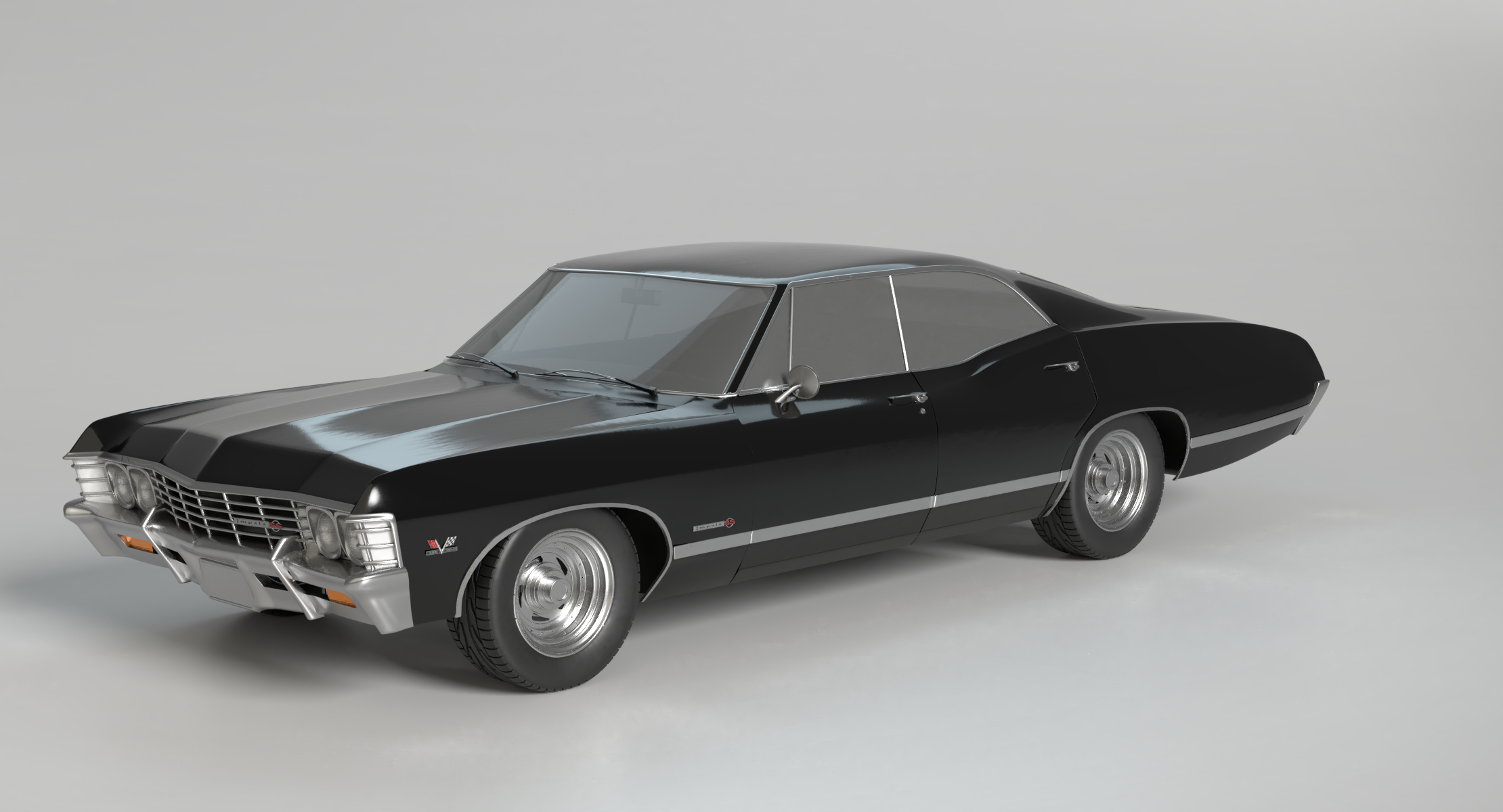 3d 1967 chevrolet impala