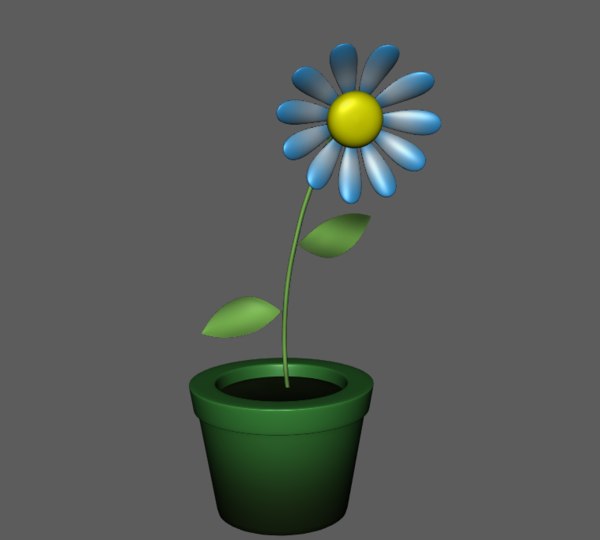 Cartoon Flower 3D Models for Download | TurboSquid