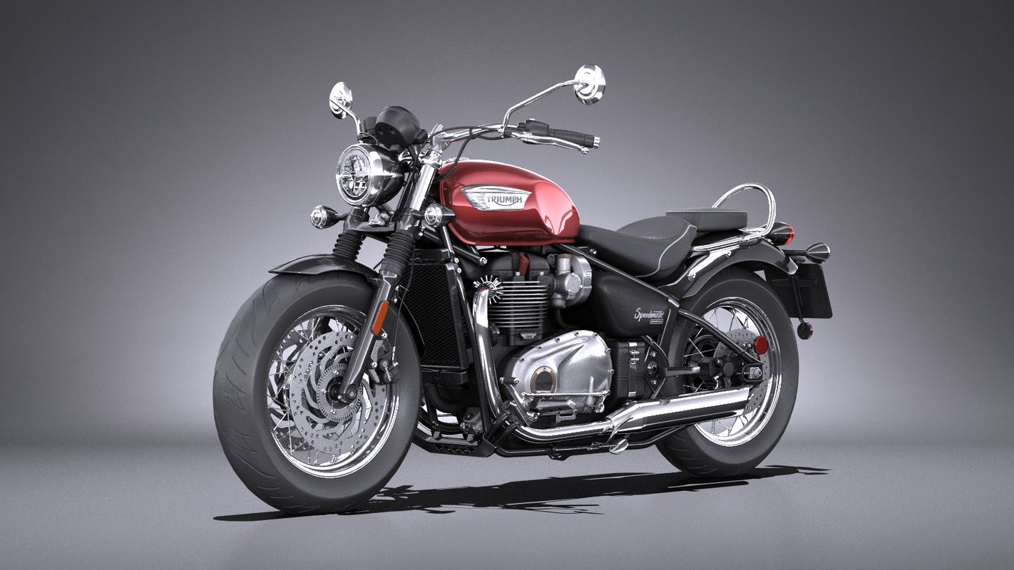 Triumph bonneville speedmaster 3D model - TurboSquid 1354311