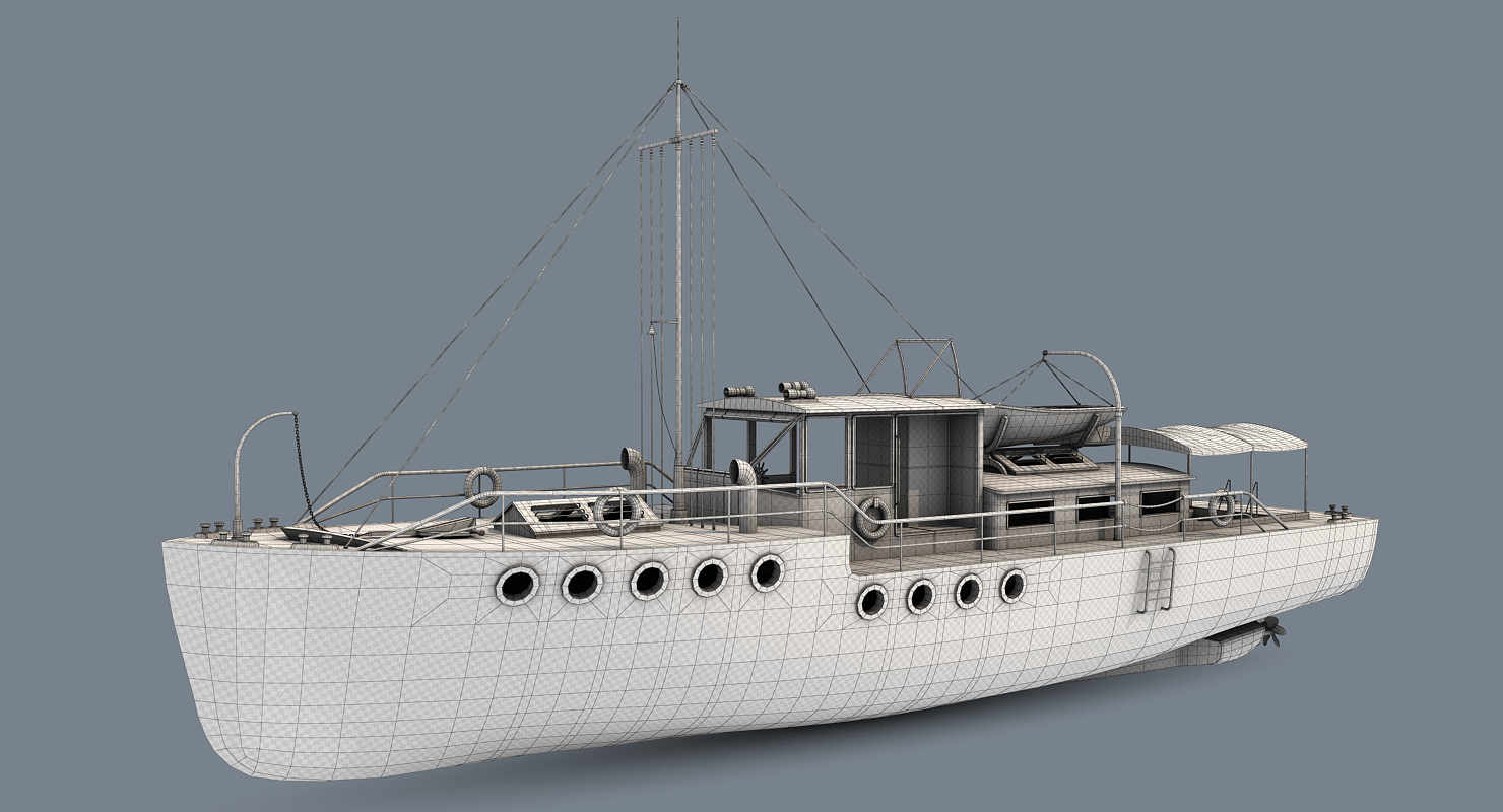 Free passenger boat 3D model - TurboSquid 1354591