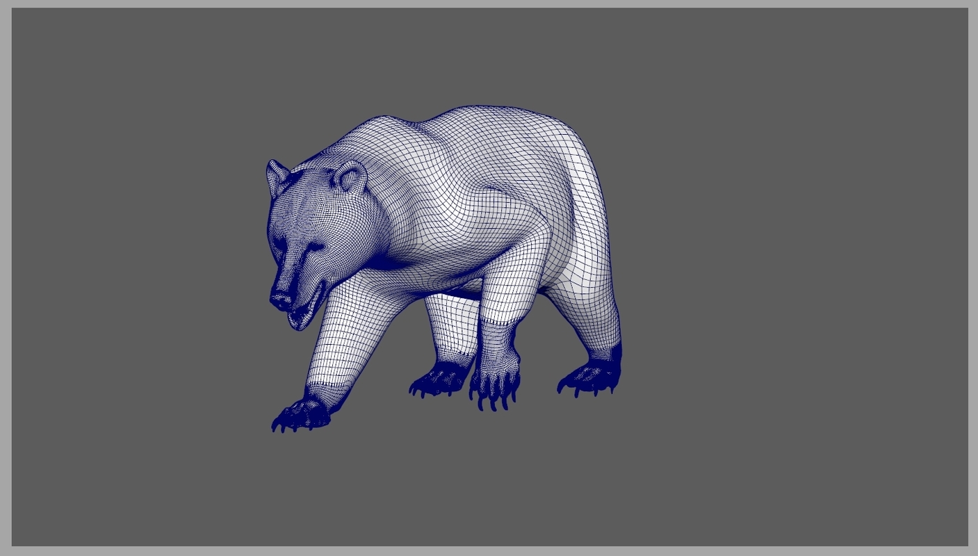 3D bear character animation - TurboSquid 1354793