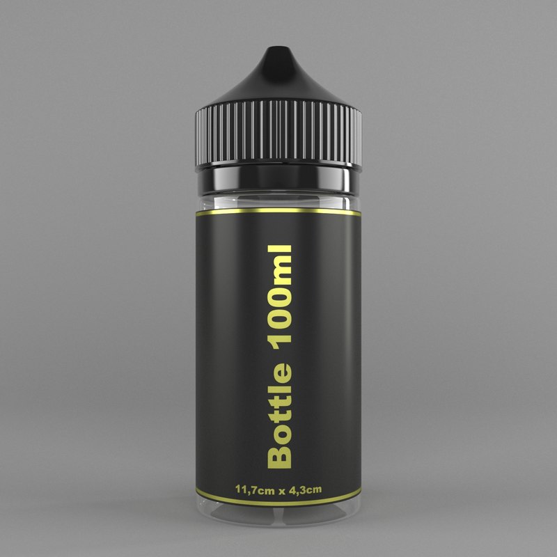 3D bottle 100ml type2 - TurboSquid 1306671