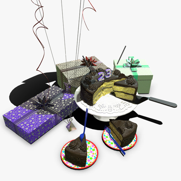 Birthday Cake 3D Models for Download | TurboSquid