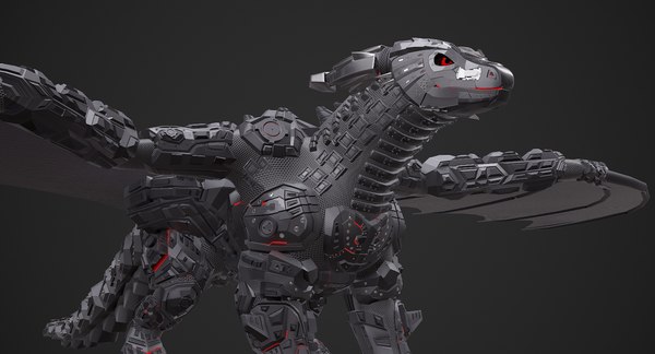3D robot dragon - TurboSquid 1355043