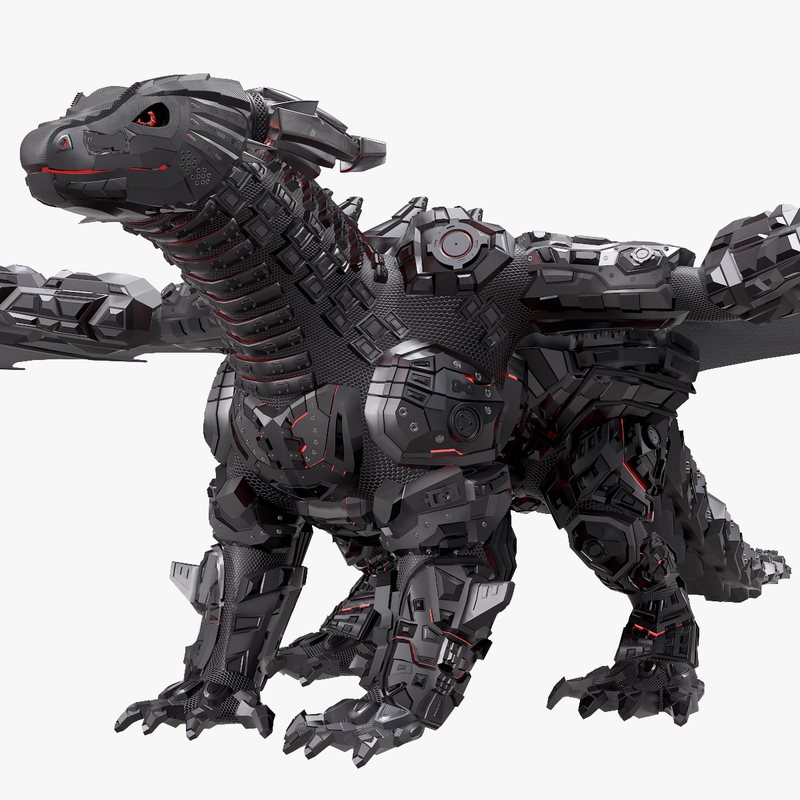 3D robot dragon - TurboSquid 1355043