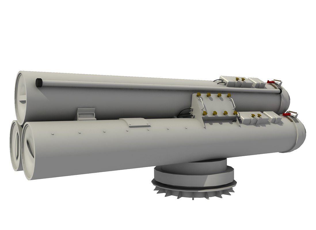 Mk-32 torpedo 3D model - TurboSquid 1354771