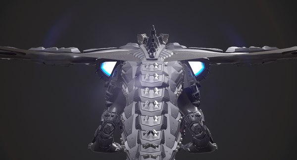 3D robot dragon - TurboSquid 1355043