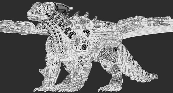 3D robot dragon - TurboSquid 1355043