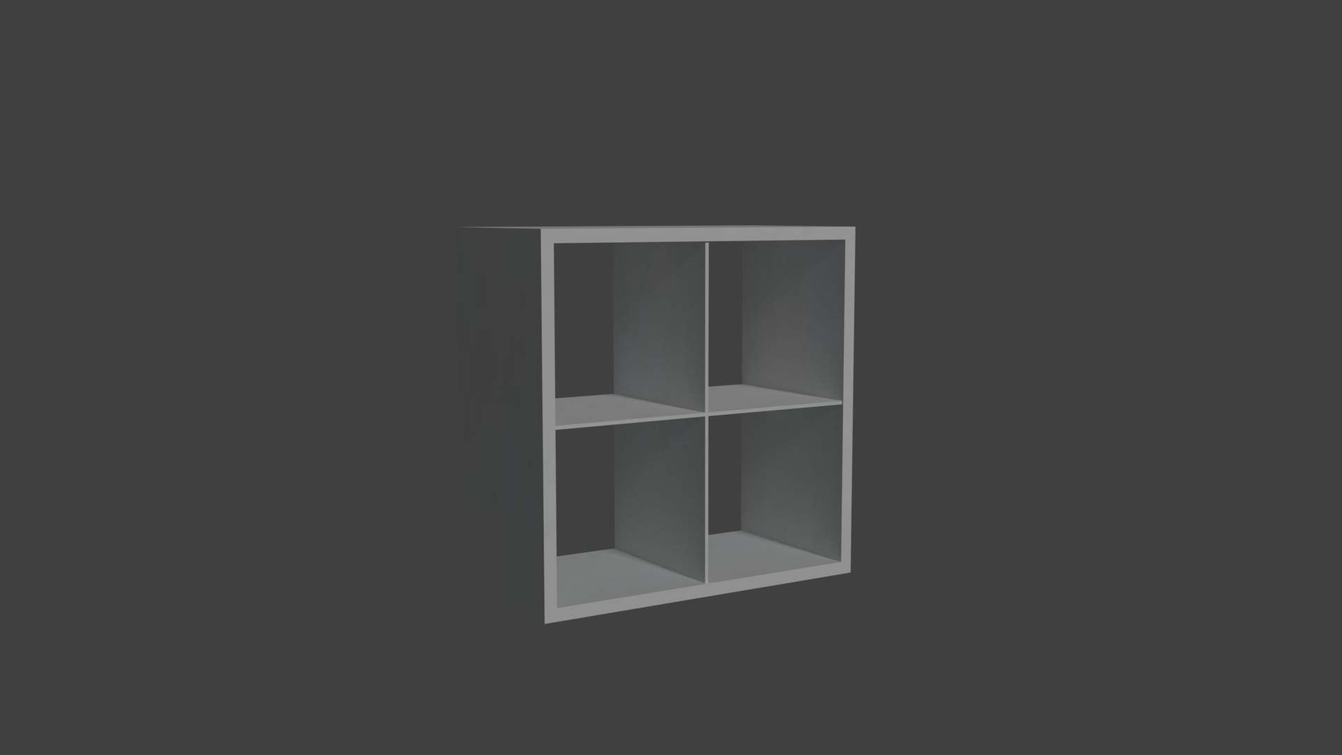 3D cube storage unit - TurboSquid 1355064