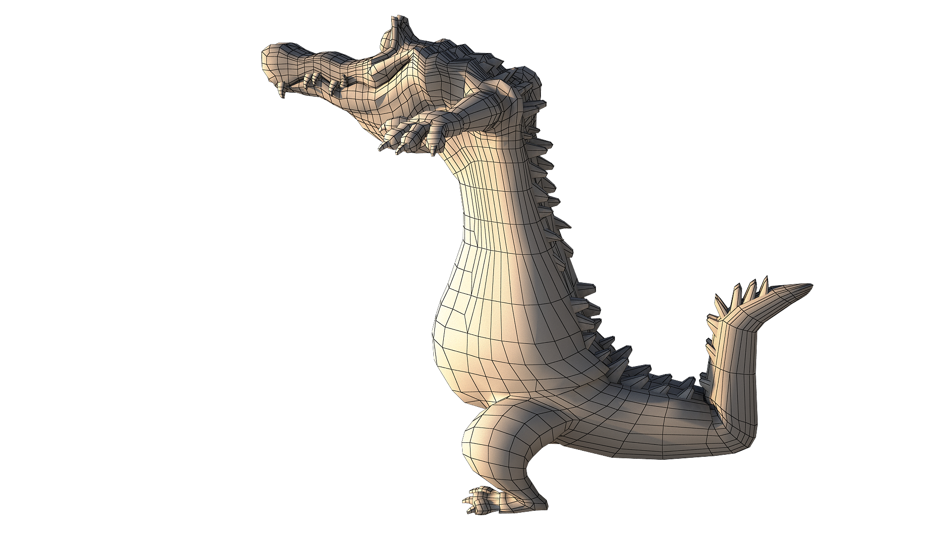 cartoon croc 3d 3ds