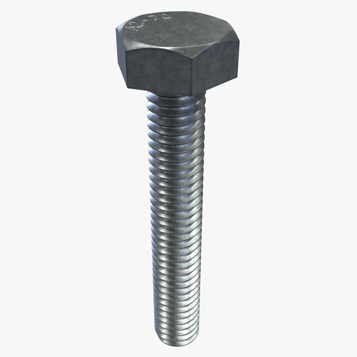 3D hex bolt m4x25 - TurboSquid 1355160